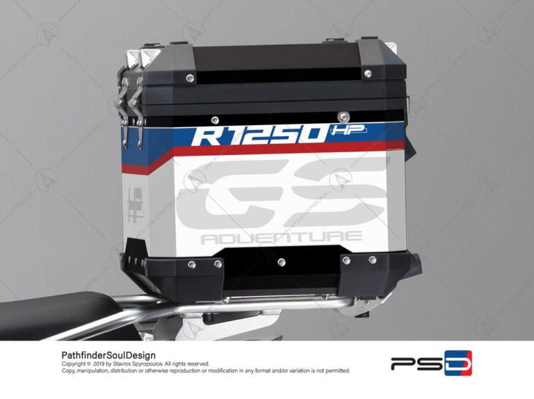 R1250GS ADVENTURE STYLE EXCLUSIVE GIVI TREKKER OUTBACK 58L TOP CASE ...