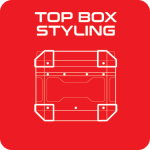 Unique collection of decal stickers for panniers, top box and styling.