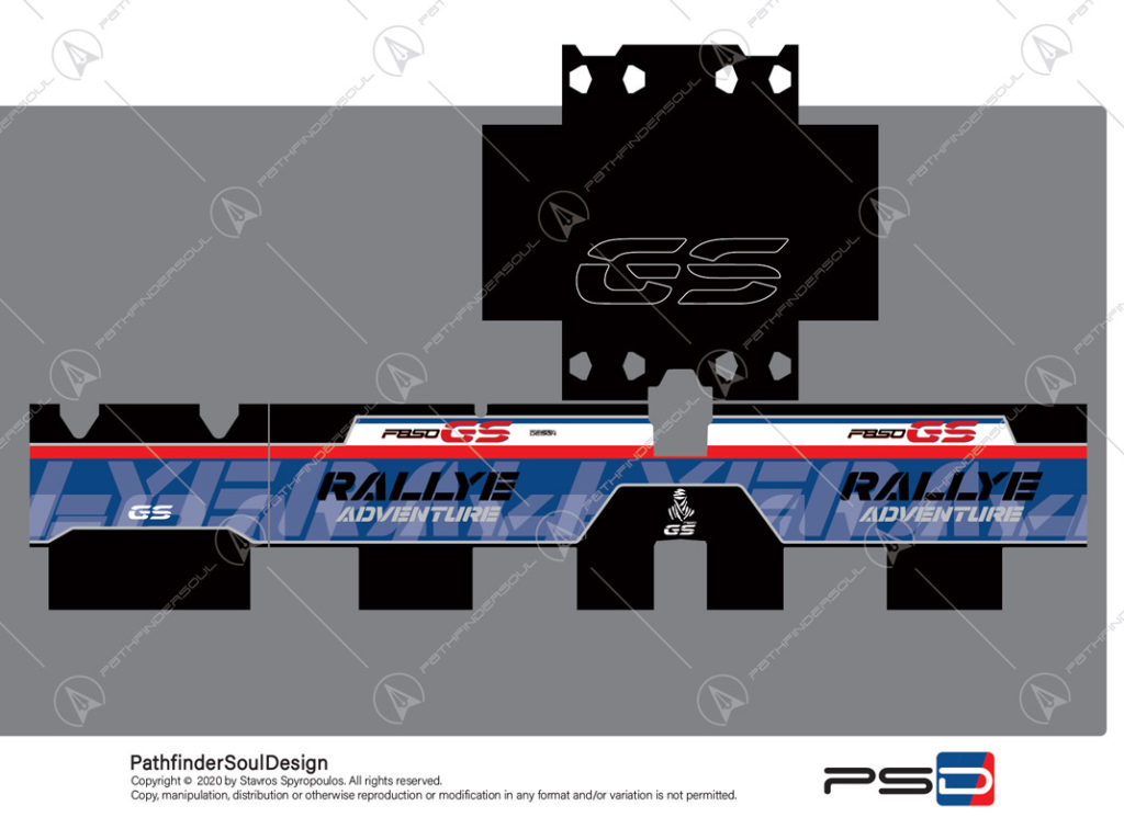 R1200GS Adventure Aluminium Top Box "Essence" stickers kit