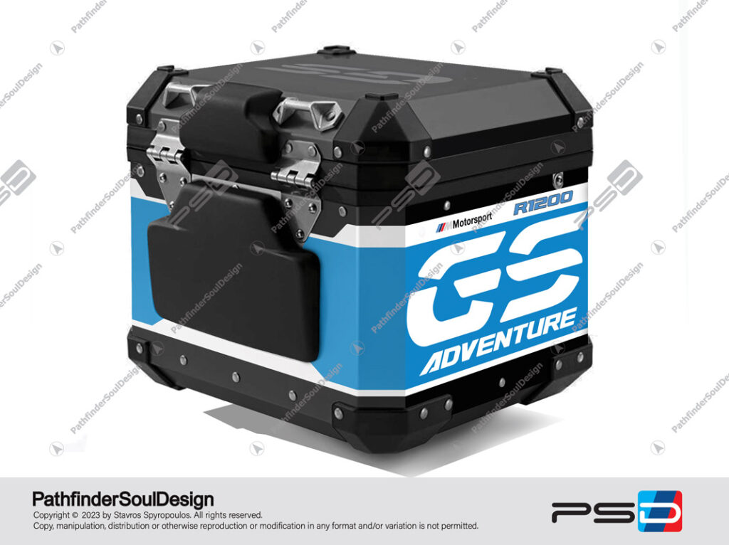 BMW top box decal stickers for R1200GS Adventure