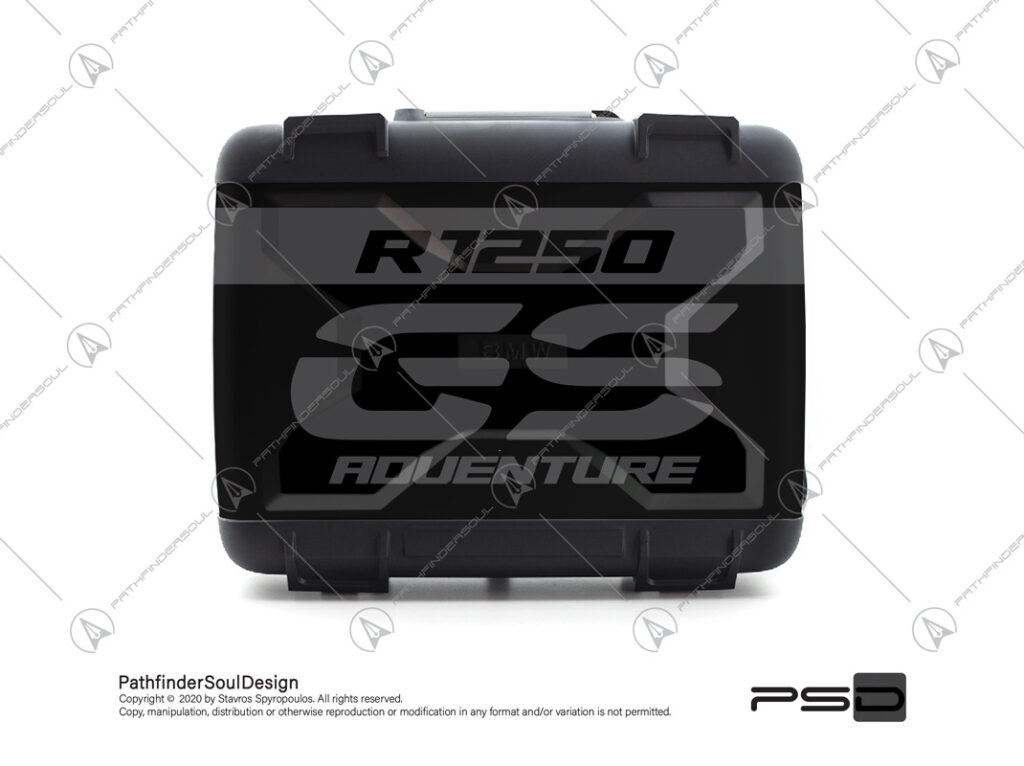 R1250GS "Traveller" stickers kit for BMW Vario Side Cases set