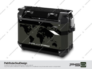Tiger 900 Rally Pro Expedition panniers stickers kit
