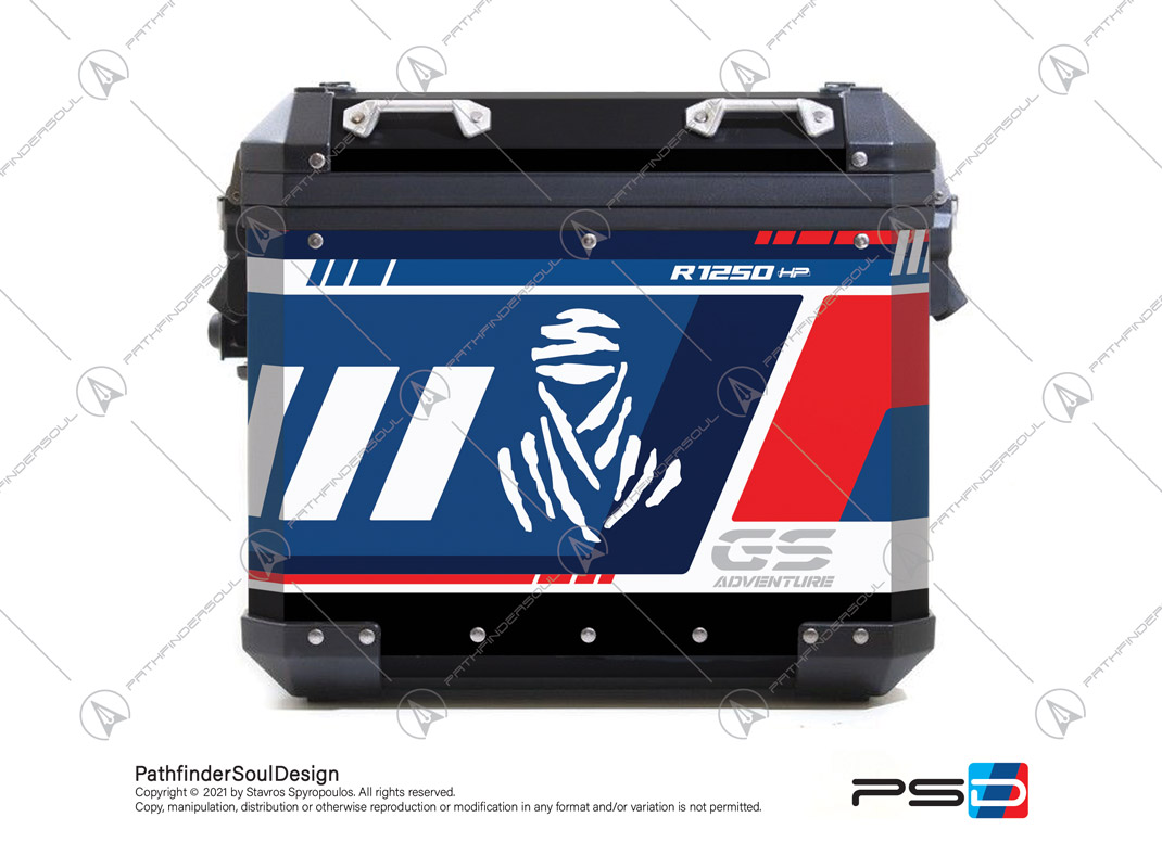 R1250GS Adventure Style Exclusive Swedish M90 camo stickers