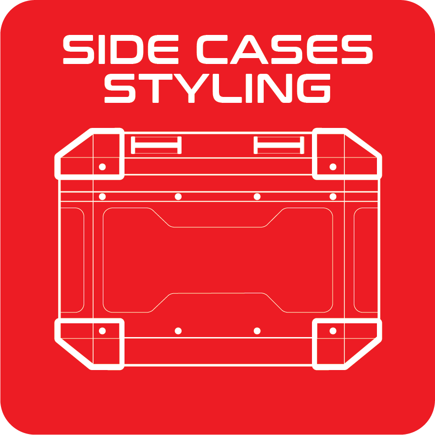 Unique collection of decal stickers for panniers, top box and styling.