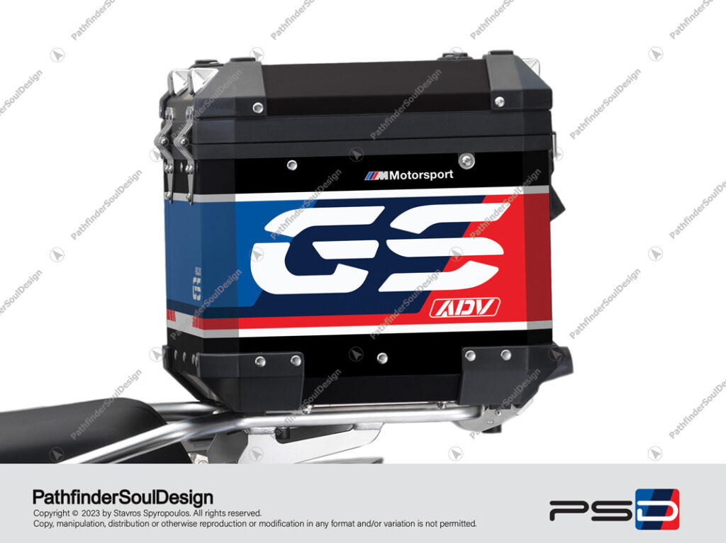 CRF1100L AT Adventure Sports GIVI Trekker Outback top case stickers