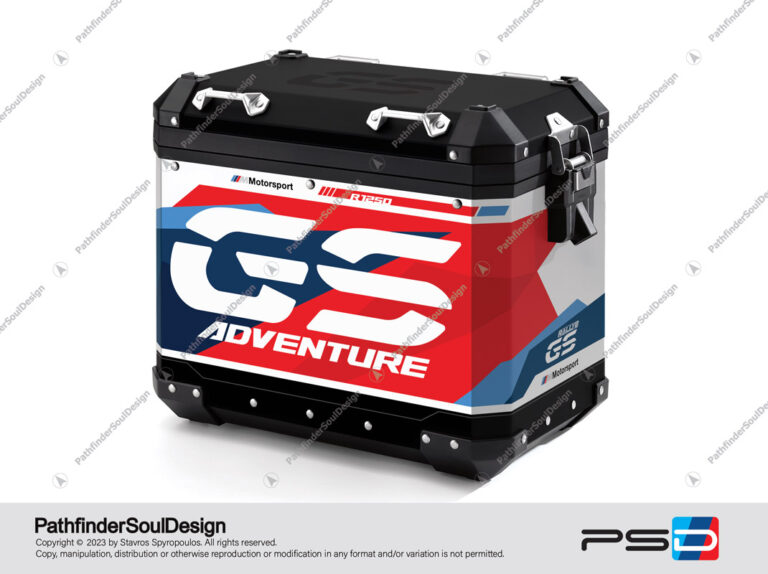 R1250GS Adventure Style Exclusive Swedish M90 camo stickers