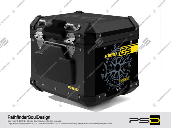 F850GSA 40 YEARS GS Top Box "40 Years GS" stickers